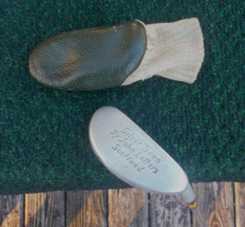 Vintage John Letters Silver Swan Scotland Putter W/Headcover | eBay