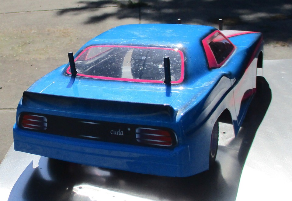 1/10 RC Car ~ Hemi Cuda, Carbon Fiber, VTA Custom Paint + Anodized ...