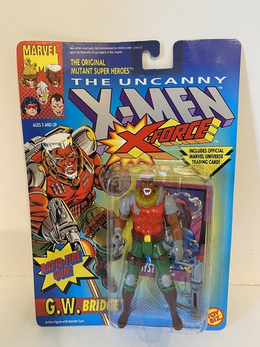 Marvel The Uncanny X-Men X-Force G.W. Bridge Action Figure Toy Biz 1992 ...