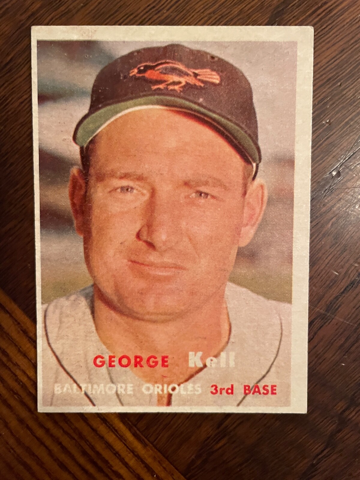 1957 TOPPS #230 GEORGE KELL BALTIMORE ORIOLES BASEBALL CARD NM | eBay