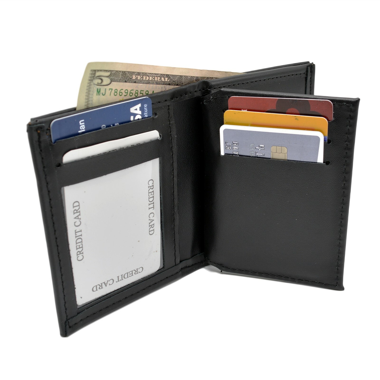Perfect Fit NYDOC Badge Wallet NY Corrections Officer Black BiFold ...