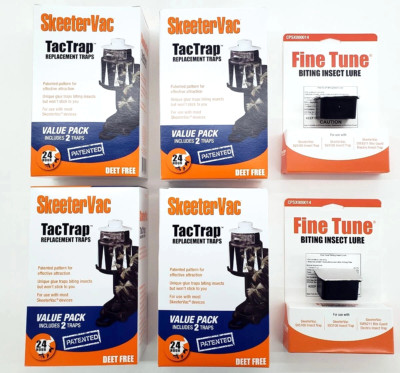 New Skeeter Vac Mosquito Replacement Tac Trap & Fine Tune Bait Block ...