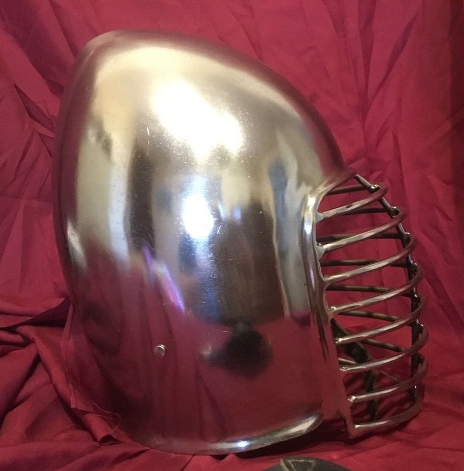 Superior Bar Grill Bascinet Helm for SCA Heavy Combat Knight Helmet w ...