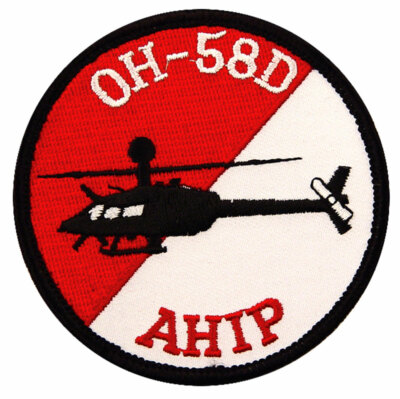 HELICOPTER OH-58D AHIP (KIOWA WARRIOR) Embroidered Shoulder Patch 3 ...