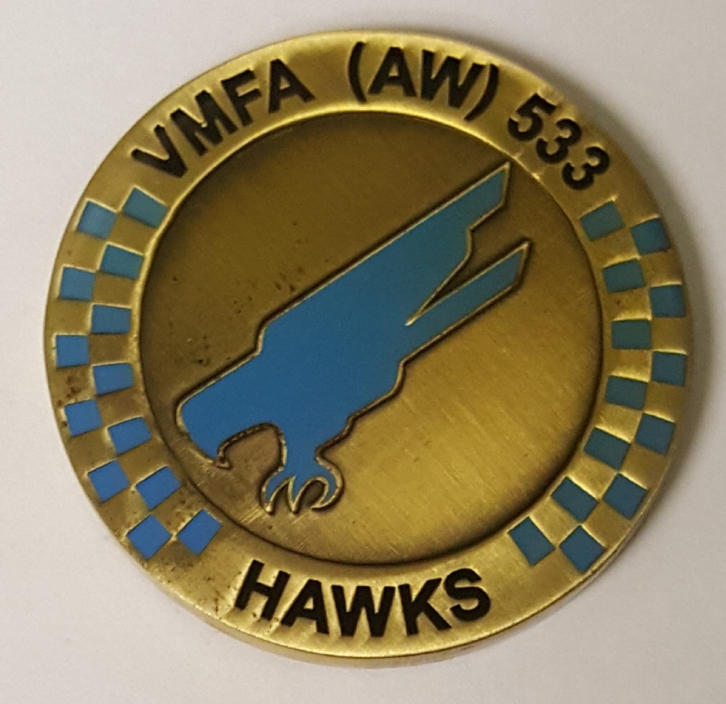USMC VMFA (AW) 533 Marine All-Weather Fighter Attack Squadron 533 Hawks ...