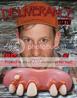 Adult Billy Bob Funny 6 Rotten Deliverance Hillbilly Costume Teeth ...