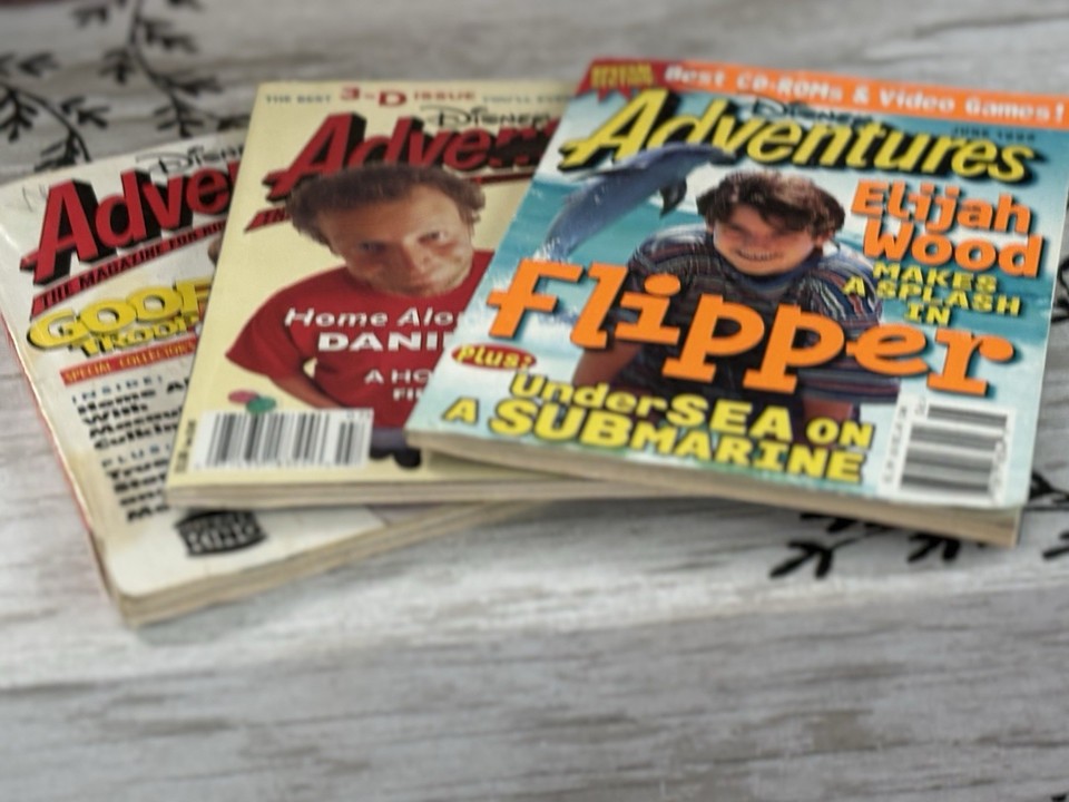 DISNEY ADVENTURES MAGAZINES LOT OF ’92/’94/‘96 EDITIONS | eBay