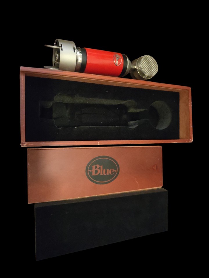 Blue Spark SL Large Studio Condenser Mic Professional Recording - Red ...