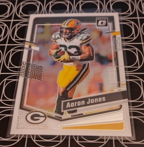 AARON JONES GREEN BAY PACKERS 2023 PANINI DONRUSS OPTIC CARD NUMBER 63 ...
