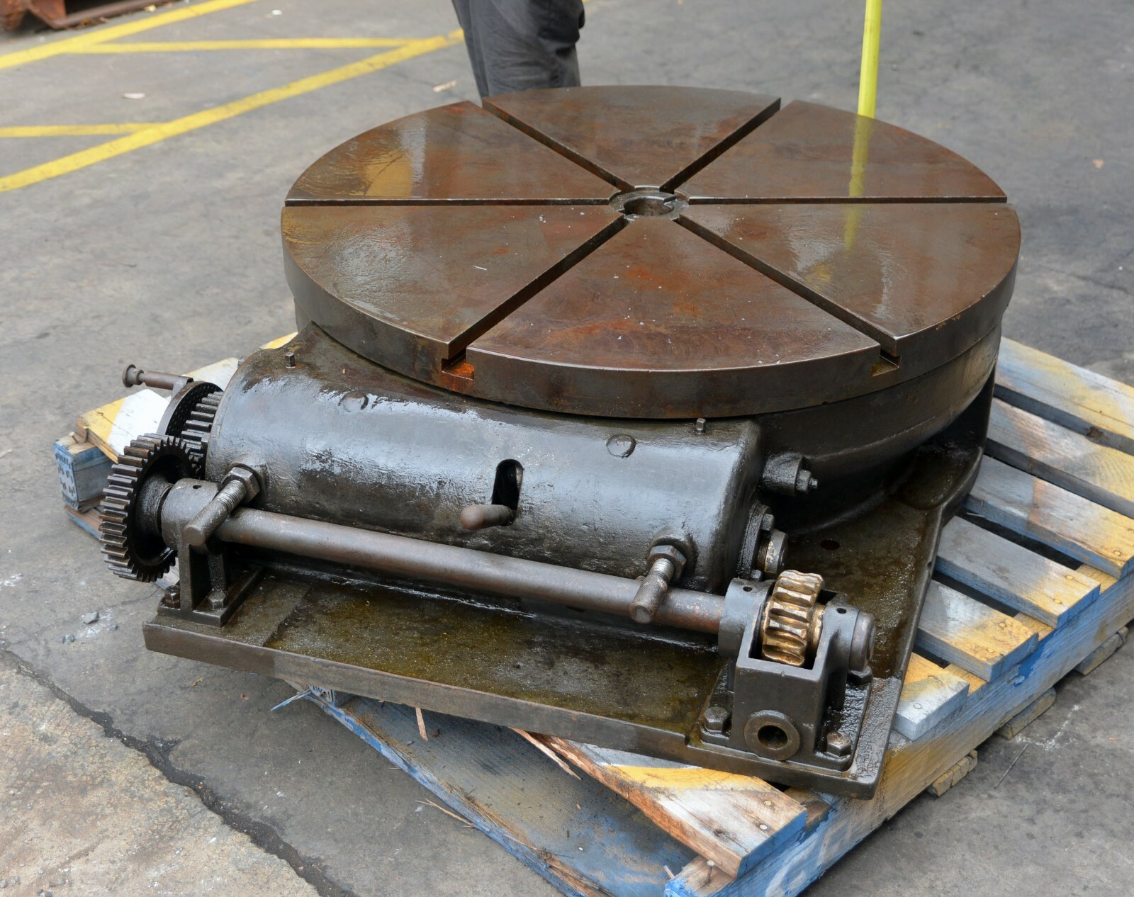 Milling Machine Rotating Table Turntable 900mm diameter 675kg | eBay