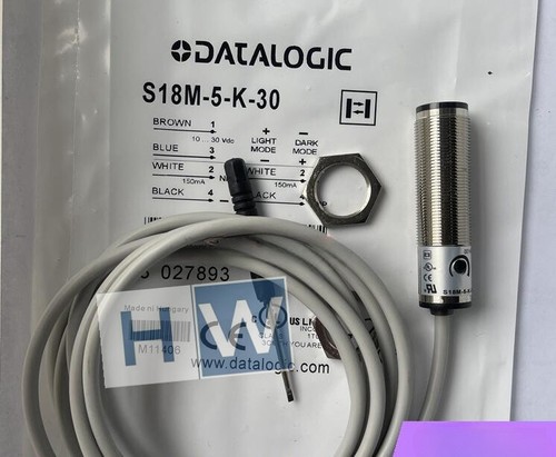 1PC New DATALOGIC Photoelectric Switch Sensor S18M-5-K-30 Quality ...