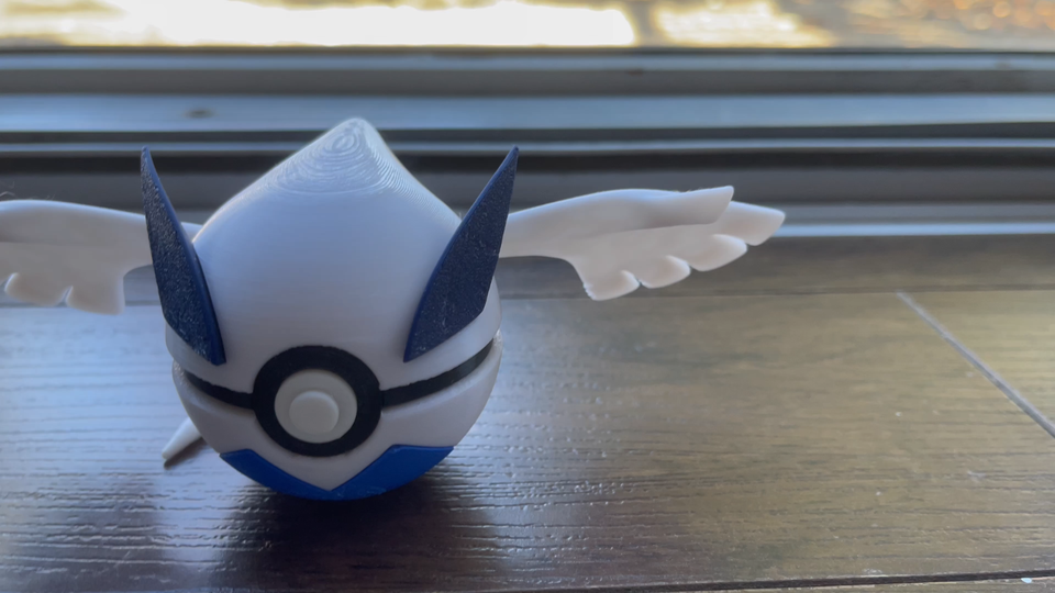 Lugia Ball | 3D Printed | Specialty Pokeball Collection | eBay