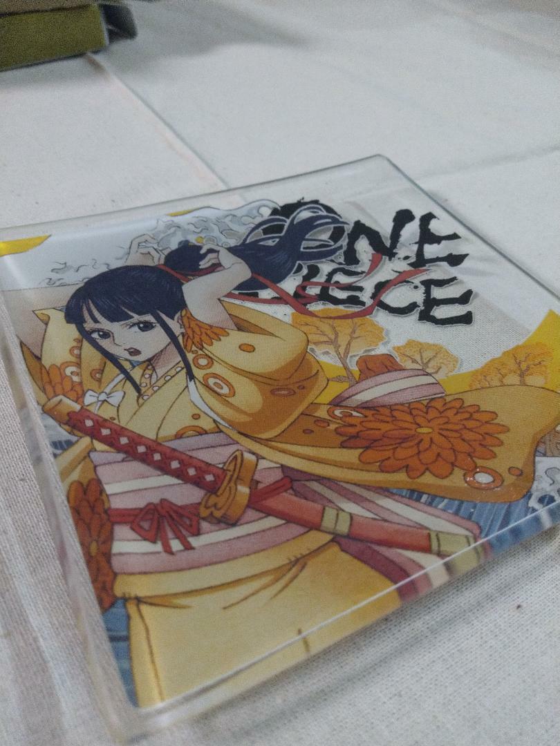 One Piece Wanokuni Small Dish Glass Plate 2 Set Okiku Nami Ichiban Kuji ...