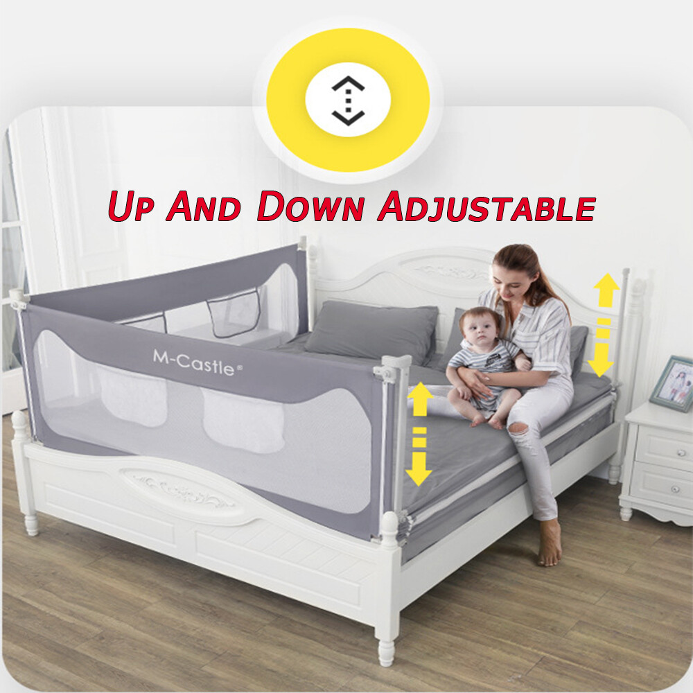 Adjustable Folding Kids Safety Bed Rail/BedRail Cot Guard Protecte ...