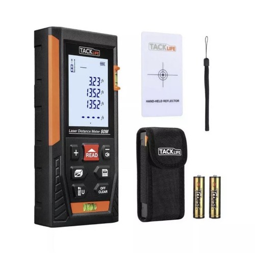 Tacklife Hd40 Classic Laser Measure 131ft M/in/ft Mute Meter 2 Ship for ...