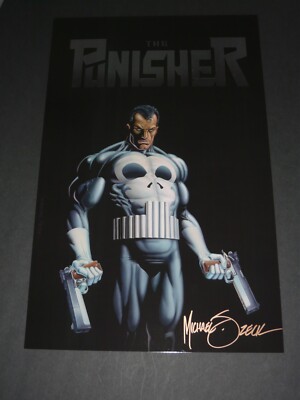 Punisher Art Print Signed by Artist Michael Zeck 11x17 | eBay