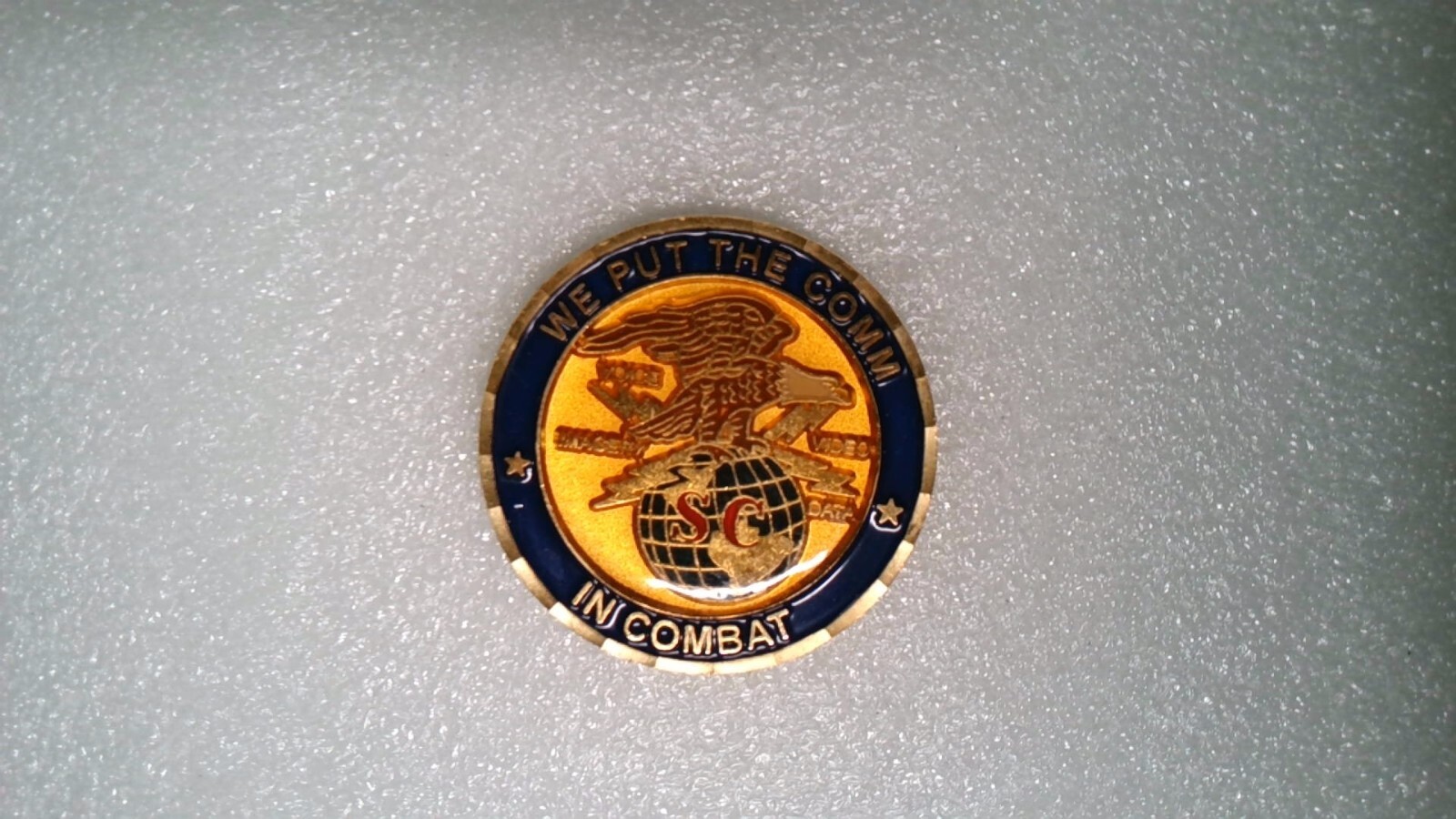 CHALLENGE COIN AIR MOBILITY COMMAND COMMUNICATION AND INFORMATION ...