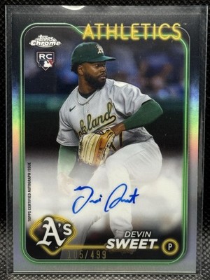 2024 Topps Chrome Update #RA-DS Devin Sweet Autographs Refractors #/499 ...
