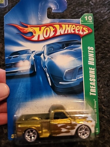 Hot Wheels 2007 SUPER TREASURE HUNT CUSTOM '69 CHEVY W/RRs & PROTECTIVE ...