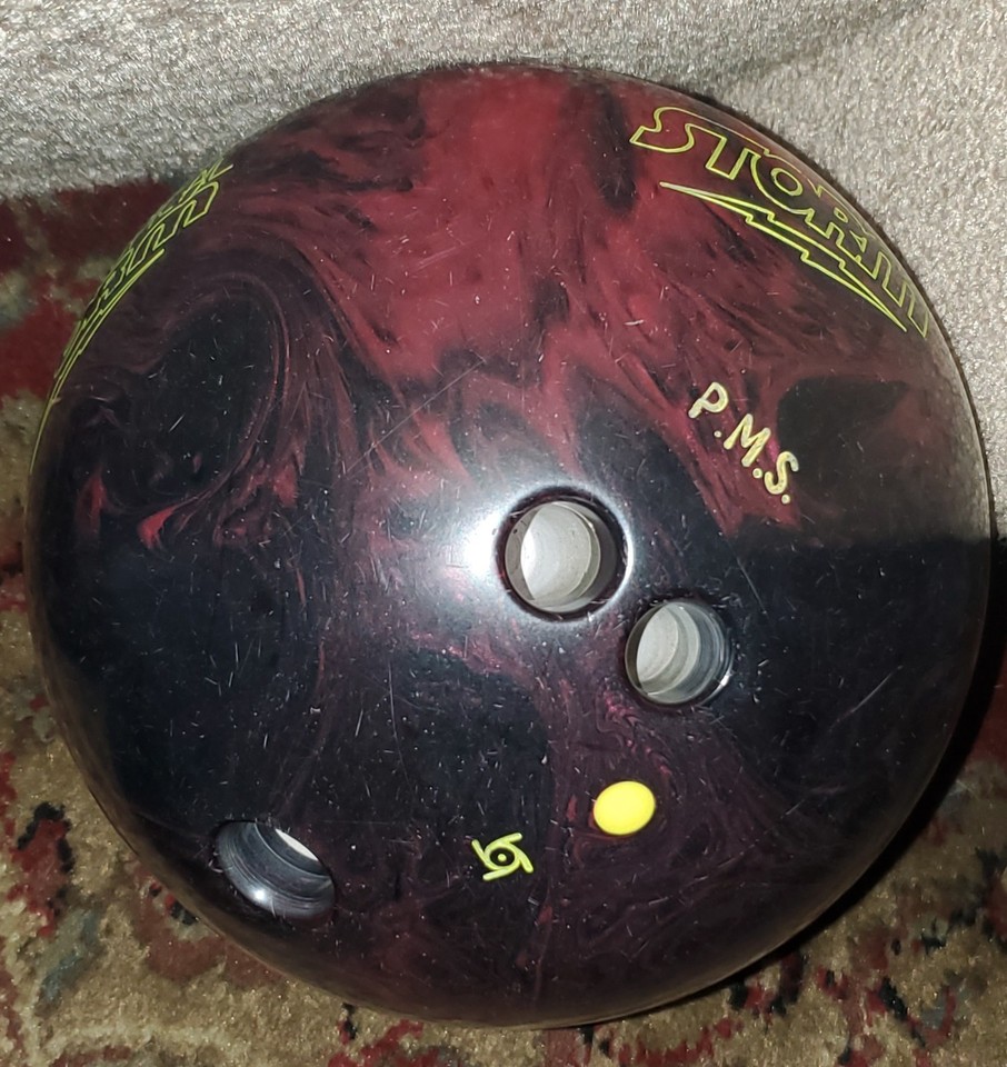 Storm Tropical Bowling Ball 12 Lbs Hot Pink Black Swirl (NO CHIPS OR ...