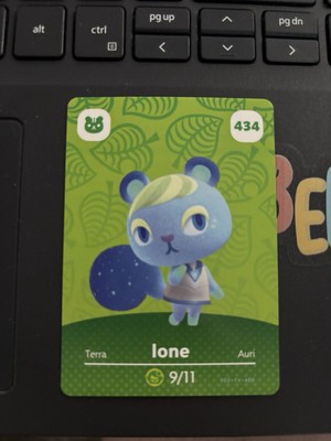 Ione #434 Amiibo Card Animal Crossing Series 5 | eBay