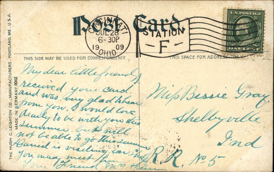 Point Pleasant OH Ulysses S Grant birthplace patriotic flag cannon C&O ...