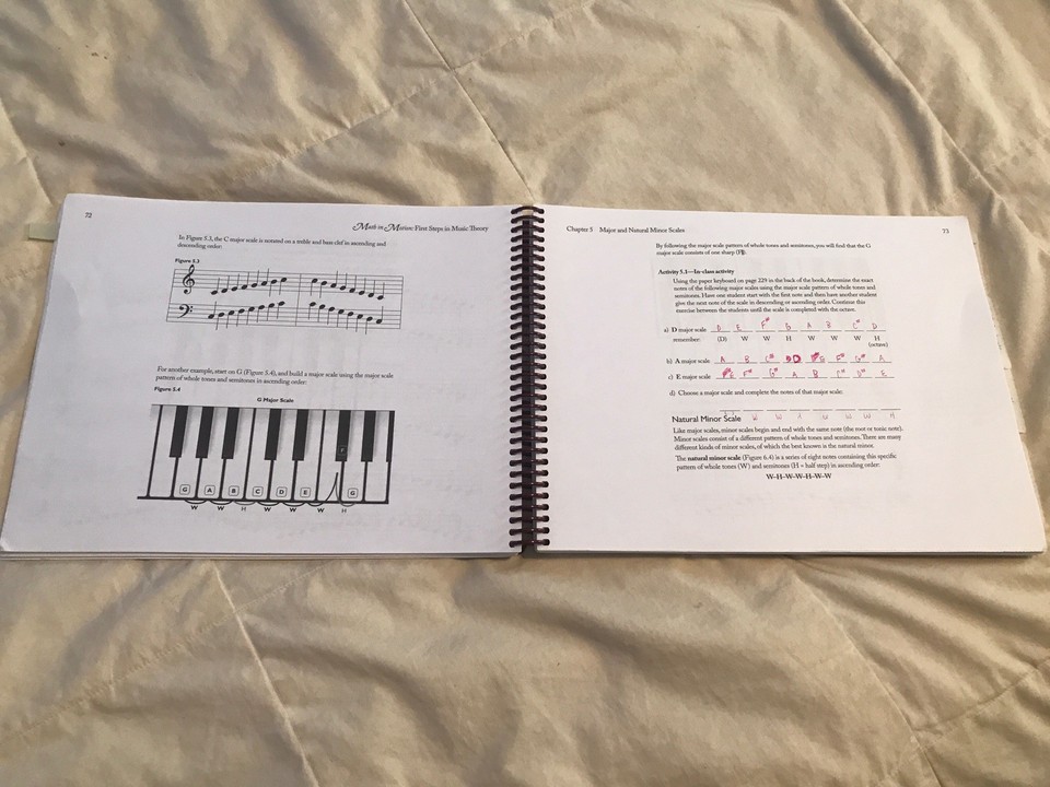 Math in Motion: First Steps in Music Theory Workbook 2015 | eBay