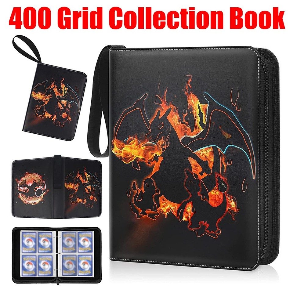 For Pokemon Trading Cards Album Folder 400/900 Pockets Card Binder ...