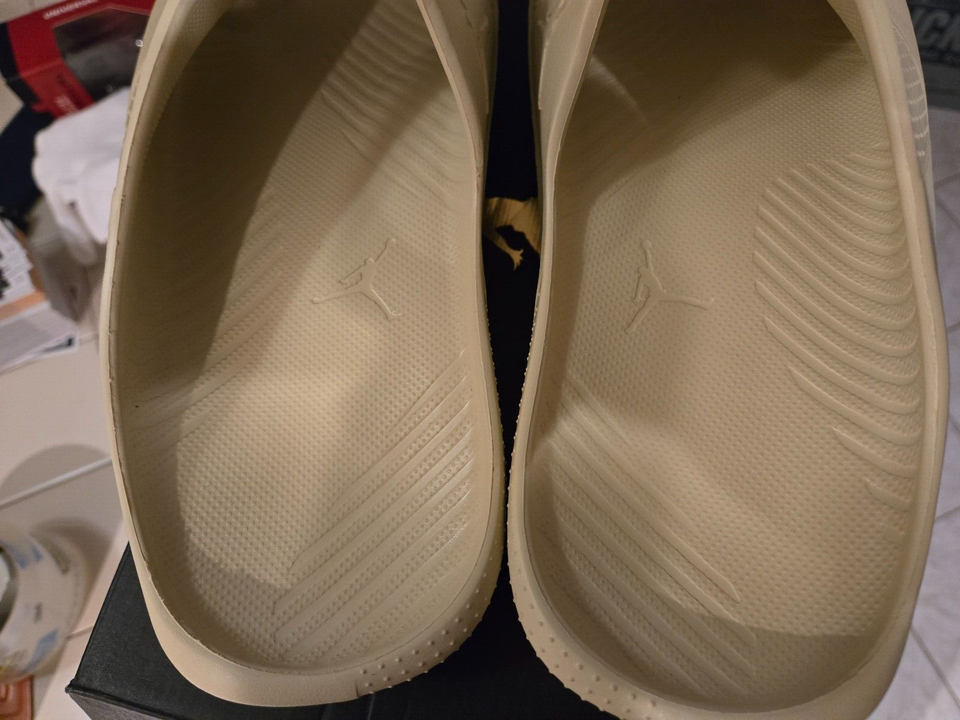 NEW Nike Air Jordan Mens Size 12 Post Slides Sandals Team Gold DX5575 ...