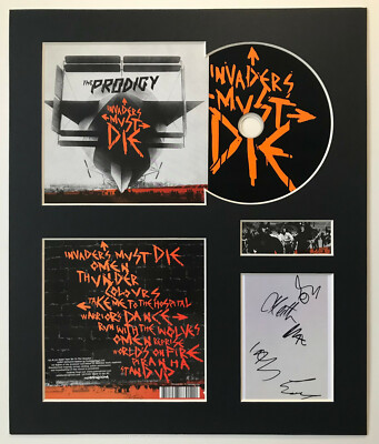 THE PRODIGY - Signed Autographed - INVADERS MUST DIE - Album Display | eBay