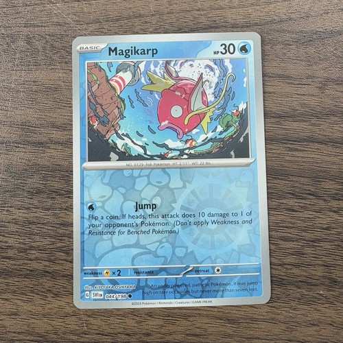 Reverse Holo Magikarp 044/198 Common Scarlet & Violet Base Set Pokemon ...