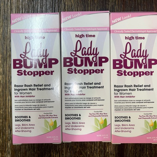 3 High Time Lady Bump Stopper Razor Rash Relief & Ingrown Hair ...