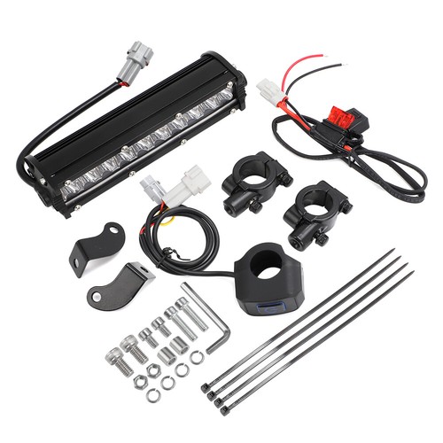 7/8''Handlebar LED Headlight Light Bar Kit For Honda CRF110 CRF125F ...