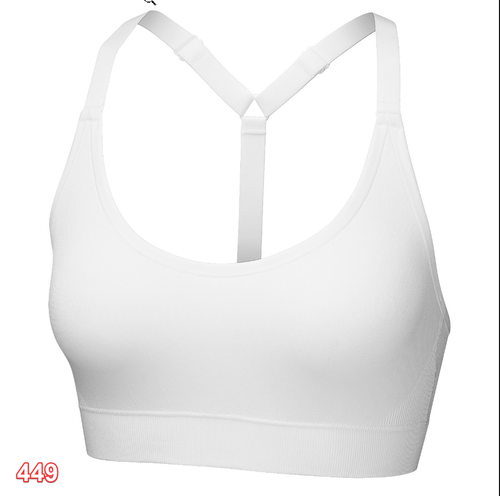 Activ8 Women's Seamless Triangle-Back Sports Bra White M+ XL | eBay