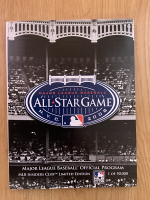 2008 Official MLB All Star Game Program MLB Insiders Club Limited ...