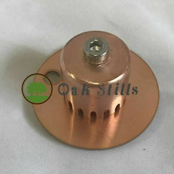 2 inch Copper Bubble Plate & Downcomer w/ Gaskets - for Reflux Distill ...