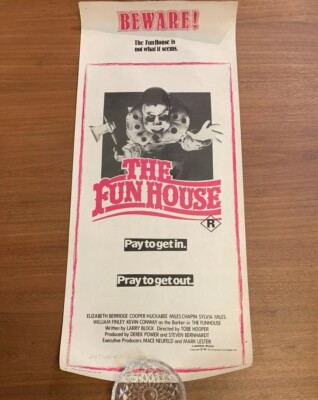 Tobe Hooper’s: The Funhouse - Original 1981 - Australian Daybill Poster ...