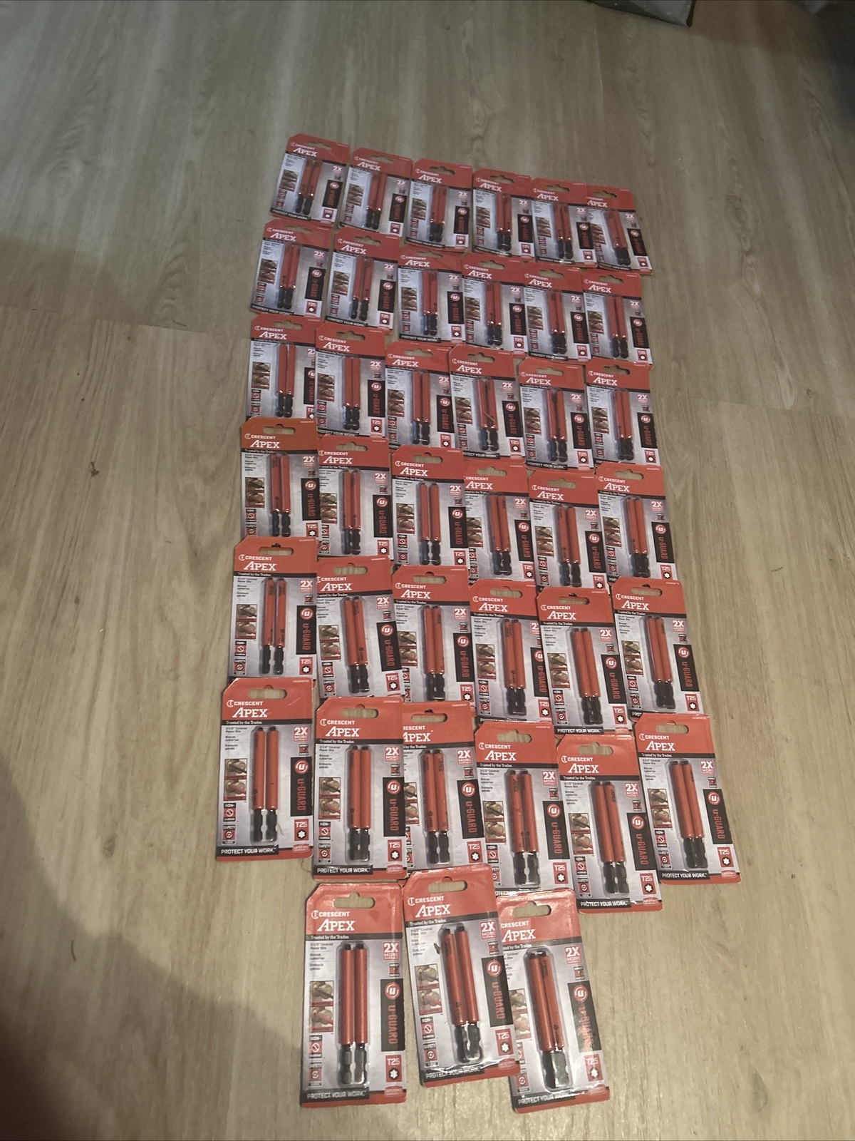 Crescent Apex 3.5" Covered Impact Power Bits T25 Star CAUGB3BT25 Lot Of ...