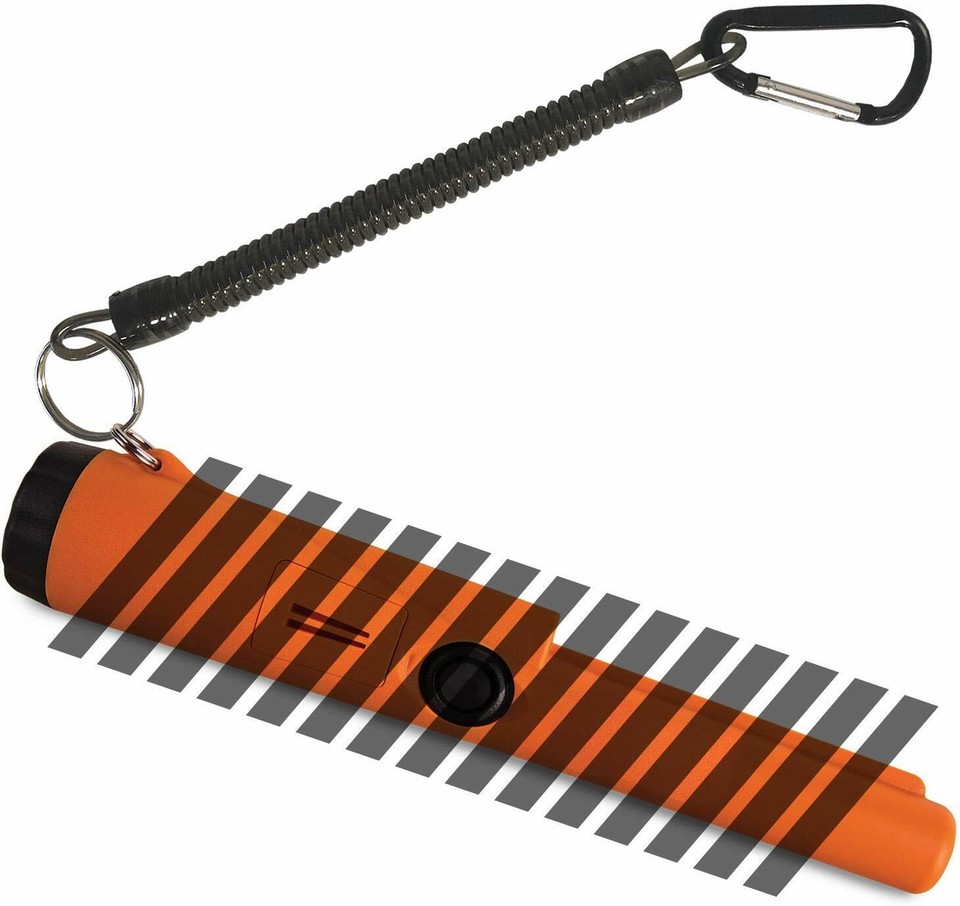 4 BLACK Pinpointer Cap Tip Protector with Lanyard - Fits Garrett ...