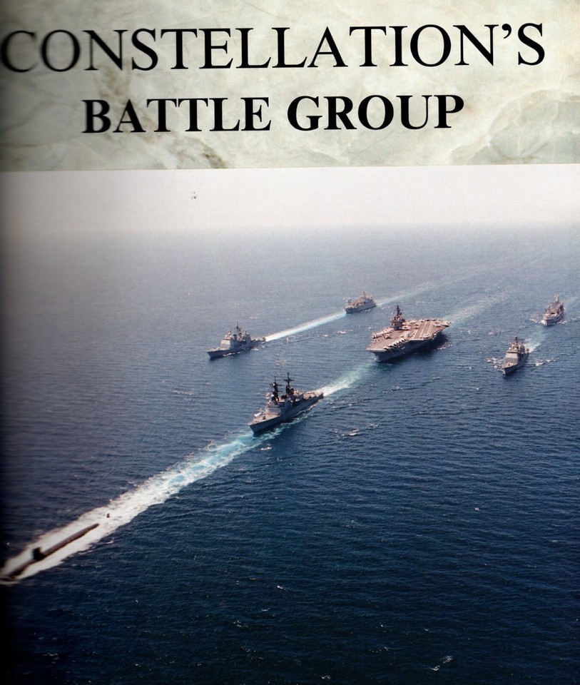 USS CONSTELLATION CV-64 WESTPAC DEPLOYMENT CRUISE BOOK YEAR LOG 1994-95 ...