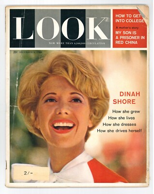 Look Dec 6 1960 US general-interest magazine Dinah Shore | eBay UK