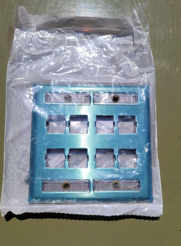 New CommScope Double Gang 8 Port Stainless Steel Faceplate 760100883 ...
