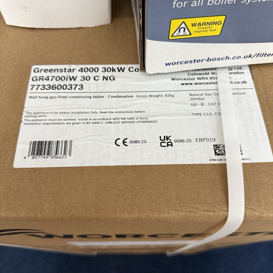 Worcester Greenstar 4000 30kW Combi Boiler Flue Filter & Hive ...