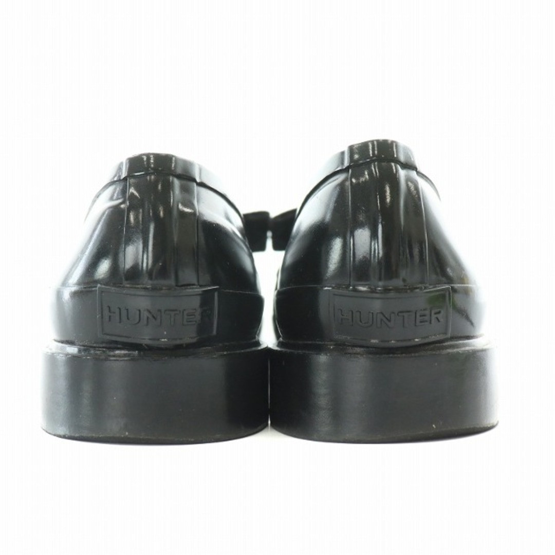 Hunter Refined Bow Gloss Penny Loafer Low Heel Rubber Decor Hunter Refined Bow Gloss Penny Loafer Low Heel Rubber Decor