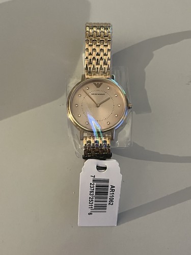 Emporio Armani Ladies Rose Gold Watch AR11062 Brand New In Box Bargain ...
