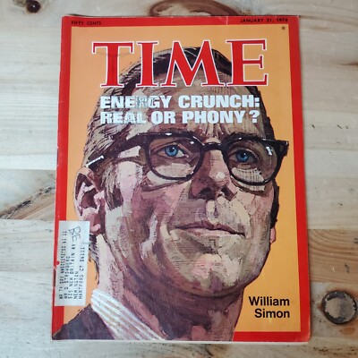 Time Magazine (January 21, 1974) (William Simon) | eBay