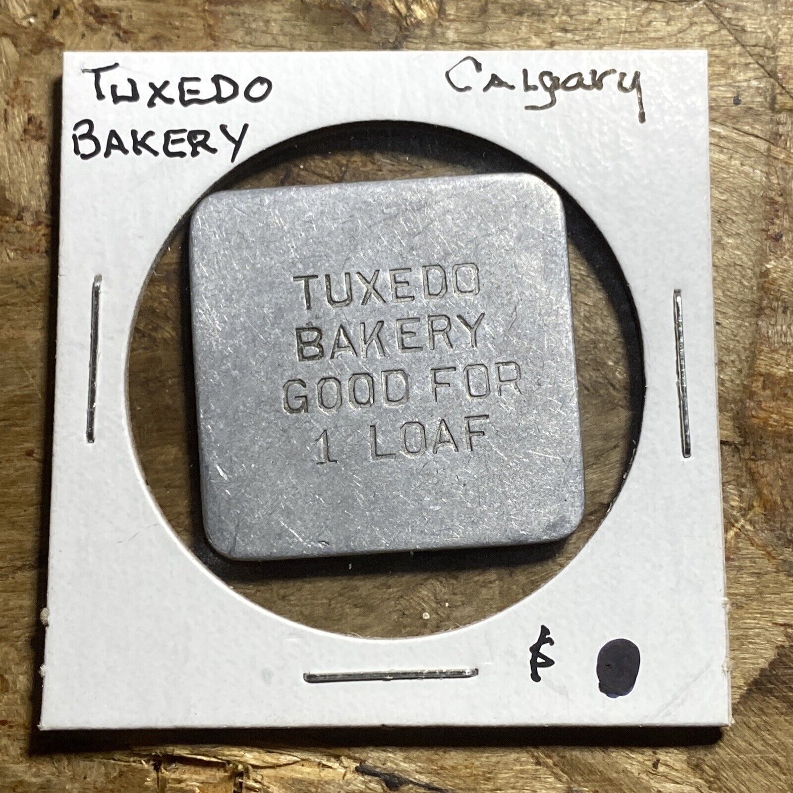 🍊 Tuxedo Bakery Good For 1 Loaf Token Vintage Bread Coin Retro Collect🍋 ...
