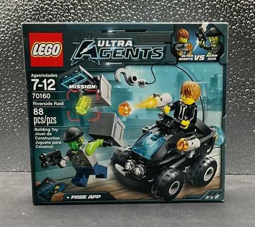 LEGO Ultra Agents 70160 Riverside Raid - 100% COMPLETE In Box ...