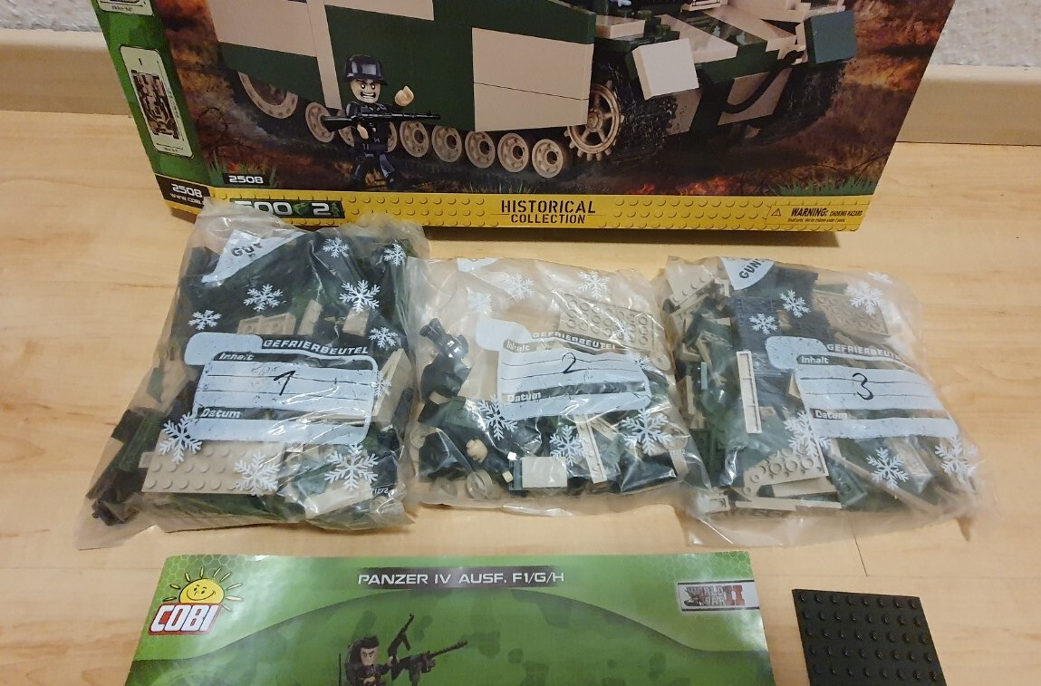 Cobi 2508 - Panzer IV Ausf. F1/G/H mit Schürzen 3 in 1 inkl BA & OVP | eBay