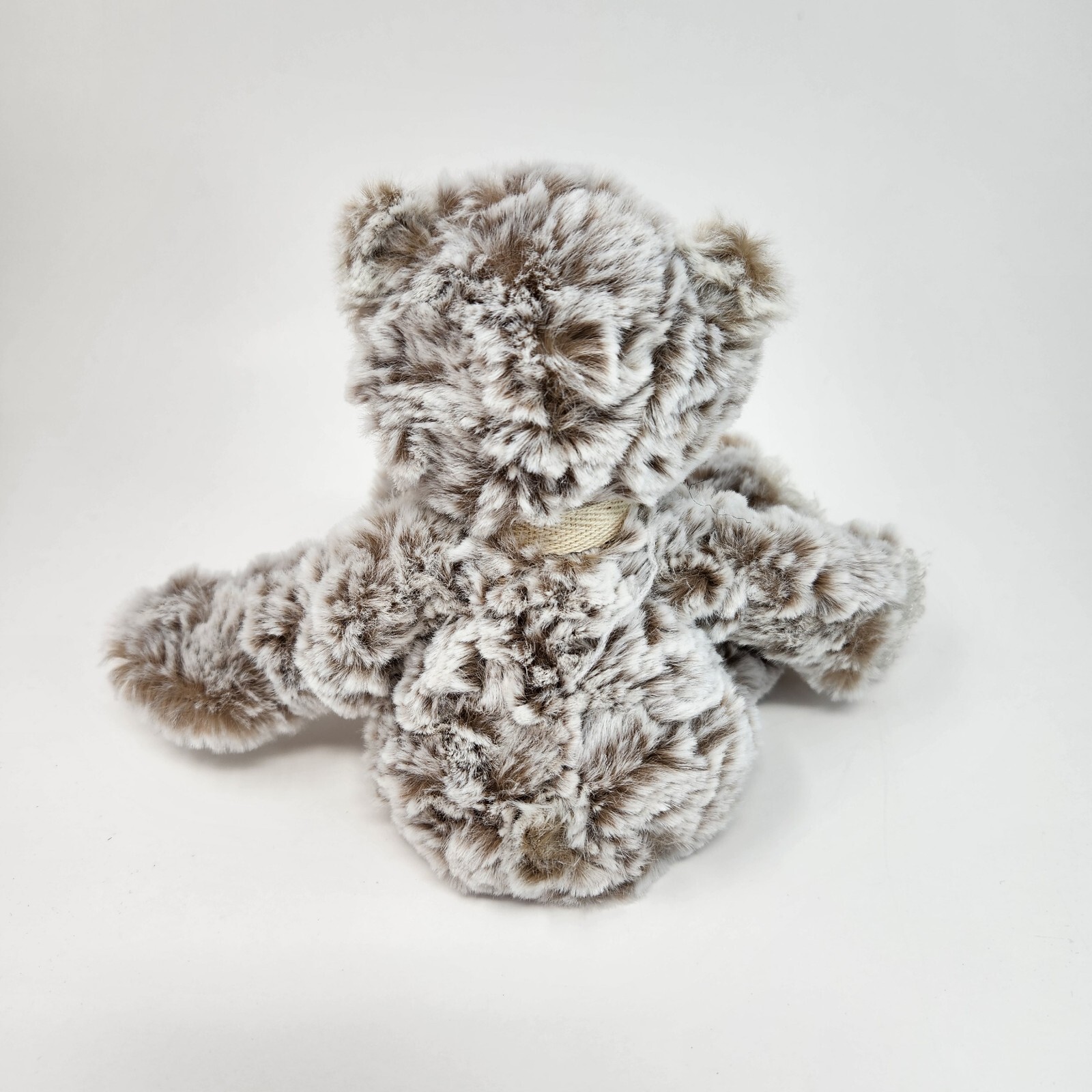 8" DEMDACO GIVING TEDDY BEAR BROWN FUZZY SOFT 2015 STUFFED ANIMAL PLUSH ...